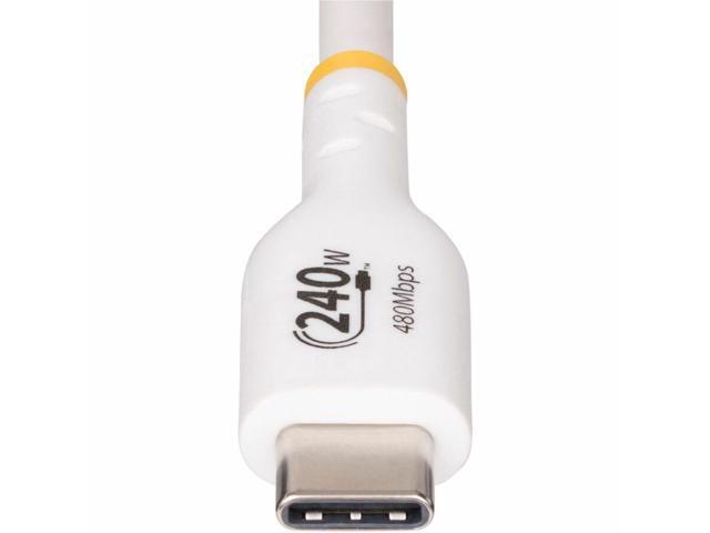 Click here for StarTech. com 6ft White USB-C Charging Cable - USB... prices