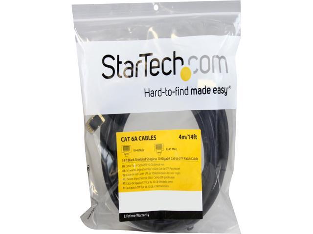 Click here for StarTech. com C6ASPAT14BK 14 ft. Cat 6a Cables prices