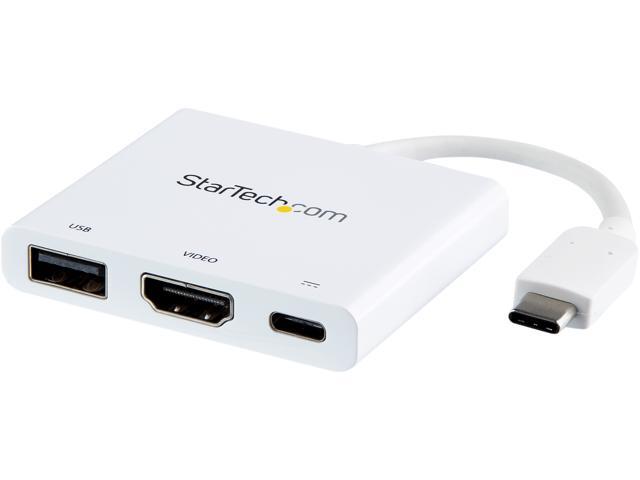 Click here for StarTech CDP2HDUACPW USB-C to HDMI Adapter - White... prices