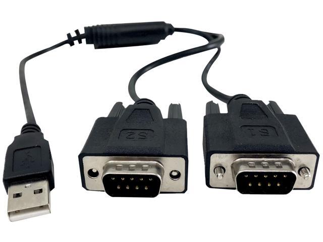 Click here for Micro Connectors USB 2.0 A-Male to Dual DB9-Male S... prices