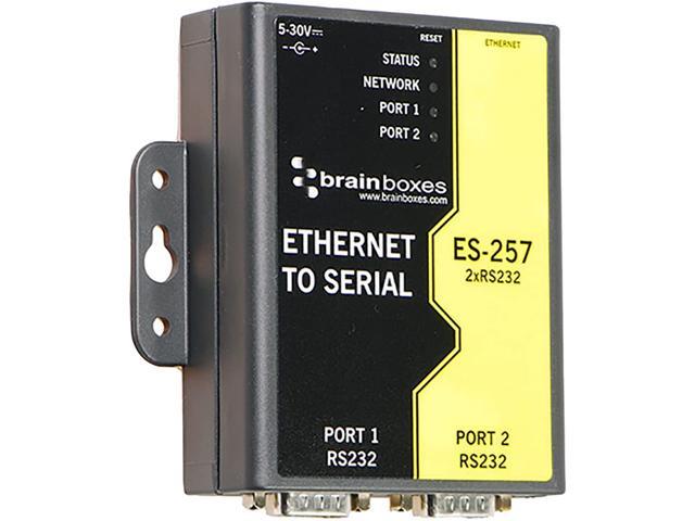 Click here for Brainboxes ES-257 2 Port RS232 Ethernet to Serial... prices