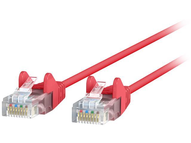 Click here for Belkin CE001B05-RED-S 5 ft. 28 AWG UTP Snagless Pa... prices