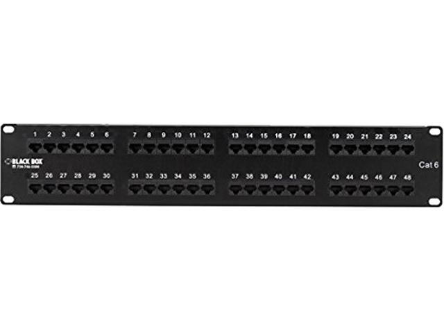 Click here for Black Box JPM648A CAT6 Patch Panel - 2U  Unshielde... prices