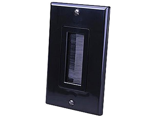 Click here for Vanco Decor Style Brush Bulk Cable Wall Plates Bla... prices