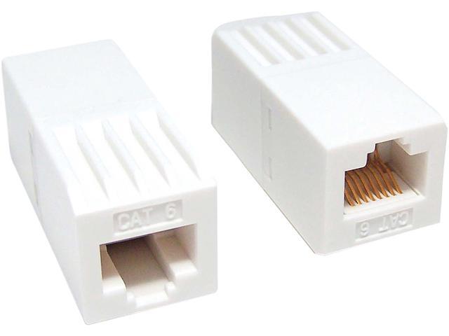 Click here for Micro Connectors CAT6 RJ45 Coupler F-F prices