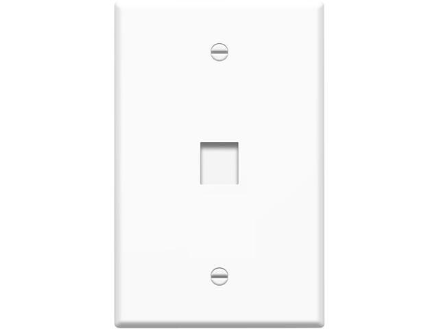 Click here for 4XEM 1 Outlet RJ45 Wall Plate/ Face Plate White prices