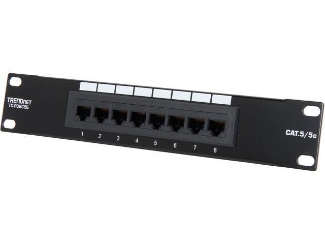 Click here for TRENDnet 8-Port Cat. 5e Unshielded Patch Panel prices