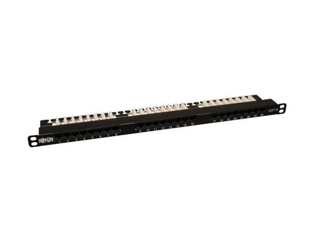 Click here for TRIPP LITE 24-Port Cat6 0.5U Patch Panel 568A/B prices