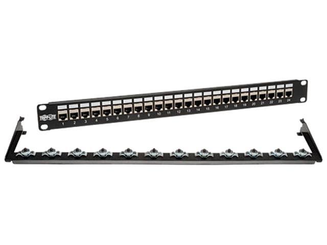 Click here for TRIPP LITE 24-Port Shielded Cat6 Feed-through Patc... prices