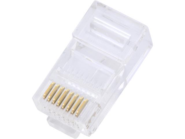 Click here for C2G RJ45 Cat5 8 x 8 Modular Plug for Round Strande... prices