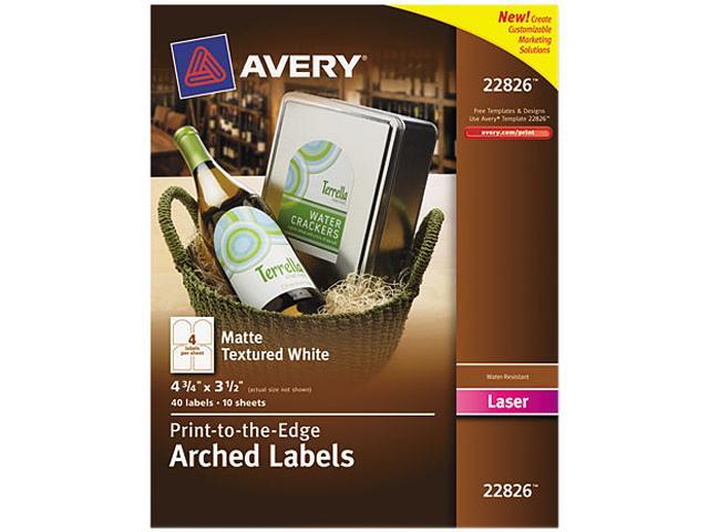 Click here for Avery Water-Resistant Arched Labels  Print to the... prices