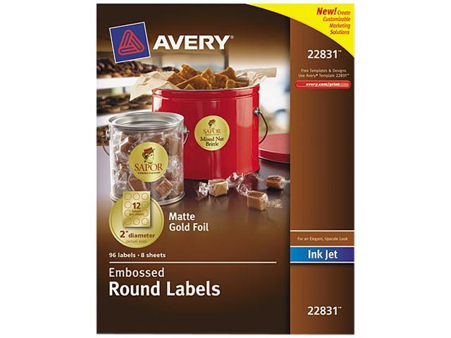 Click here for Avery Printable Embossed Foil Round Labels  2 Diam... prices