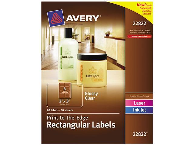 Click here for Avery Label 2x3 Glossy 80pk Clr 22822 prices