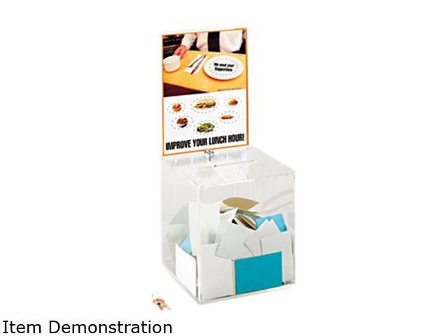 Click here for Safco Large Acrylic Collection Box 9 1/4 x 9 1/4 x... prices