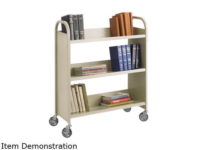 Click here for Steel Book Cart  Three-Shelf  36w X 14-1/2d X 43-1... prices