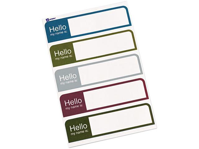 Click here for Avery Flexible Name Tags  Assorted Colors  1 x 3-3... prices