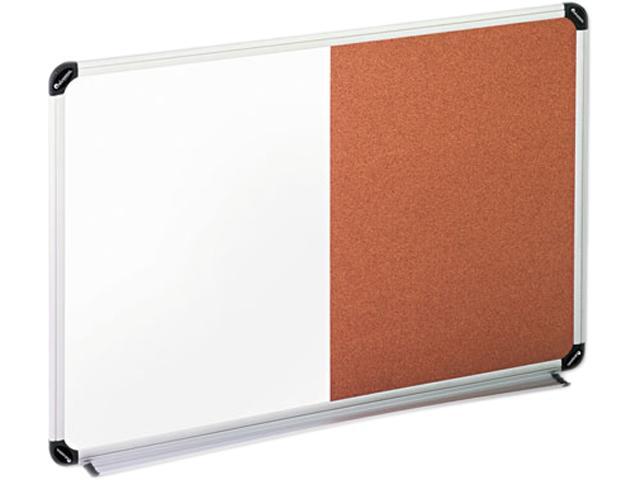 Click here for UNIVERSAL Cork/Dry Erase Board Melamine 36 x 24 Bl... prices