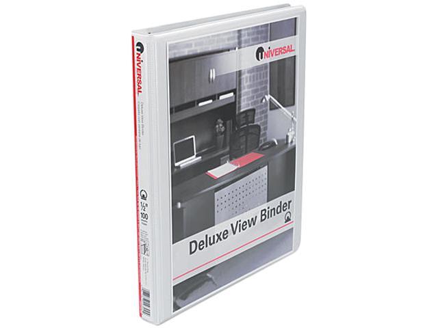Click here for UNIVERSAL Deluxe Round Ring View Binder 1/2 Capaci... prices