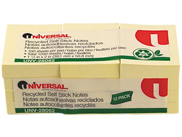 Click here for Recycled Sticky Notes  1.5 X 2  Yellow; 12 100-She... prices