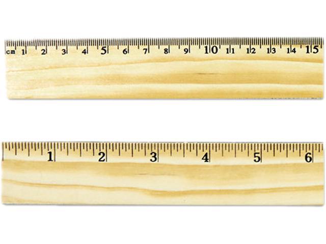 Click here for Universal Flat Wood Ruler w/Double Metal Edge 12 C... prices