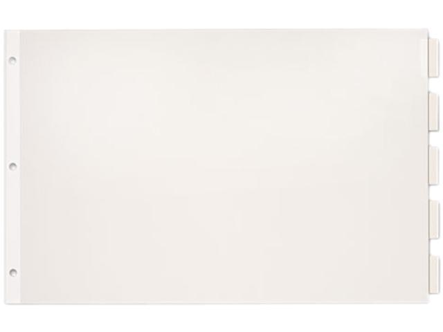 Click here for Cardinal Paper Insertable Dividers  5-Tab  11 X 17... prices