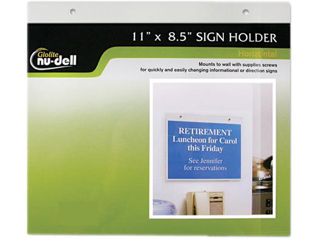 Click here for Clear Plastic Sign Holder  Wall Mount  8 1/2 X 11 prices