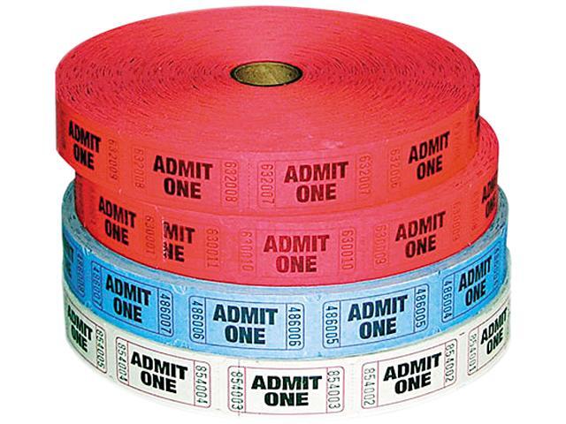 Click here for Admit-One Ticket Multi-Pack  4 Rolls  2 Red  1 Blu... prices