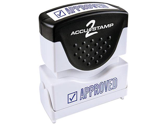 Click here for Accustamp2 Shutter Stamp With Microban  Blue  Appr... prices