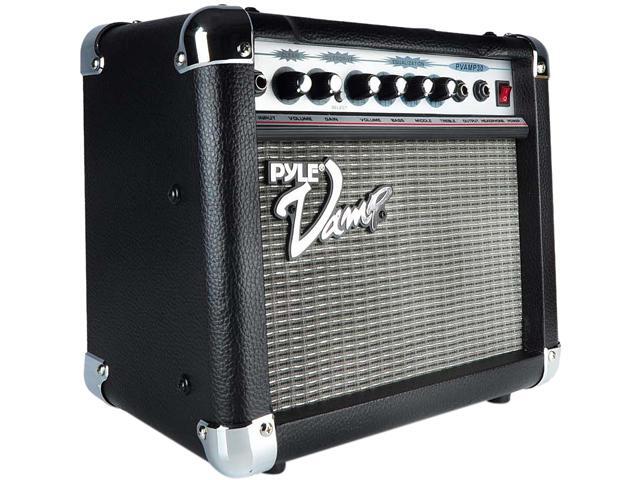 Pyle 30 Watt Vamp-Series Amplifier With 3-Band Eq and Overdrive - Black