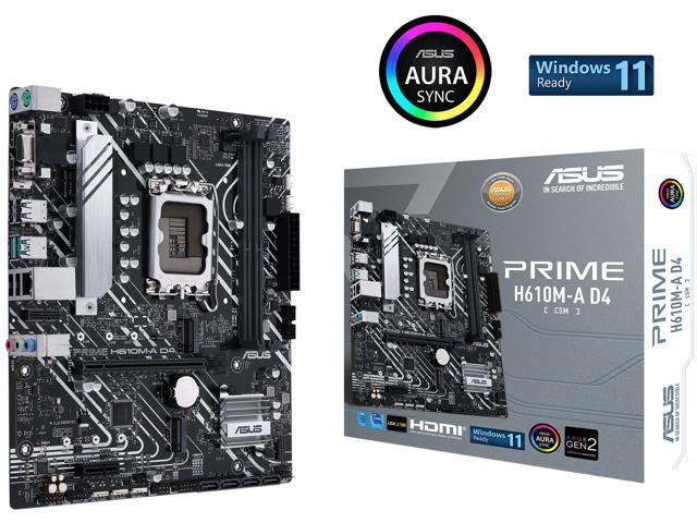 Click here for ASUS PRIME H610M-A D4-CSM LGA 1700 (Intel 12th & 1... prices
