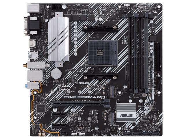 Asus 90MB19X0-M0AAY0 Prime B550M-a Wi-Fi Ii Amd AM4 3rd Generation Ryzen Micro Atx Motherboard - Black