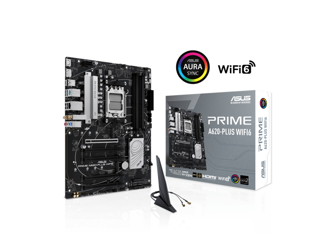 Click here for PRIME A620-PLUS WIFI6 AMD A620 AM5 ATX motherboard... prices