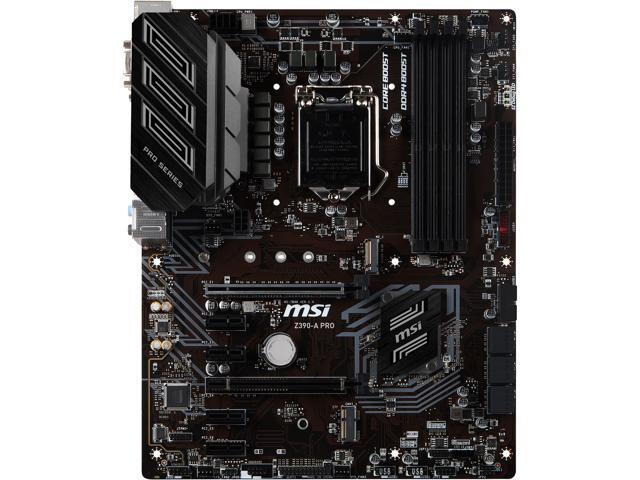 Click here for MSI PRO Z390-A PRO LGA 1151 (300 Series) ATX Intel... prices