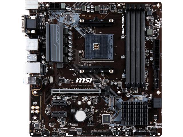 Click here for MSI PRO B450M PRO-VDH PLUS AM4 Micro ATX AMD Mothe... prices