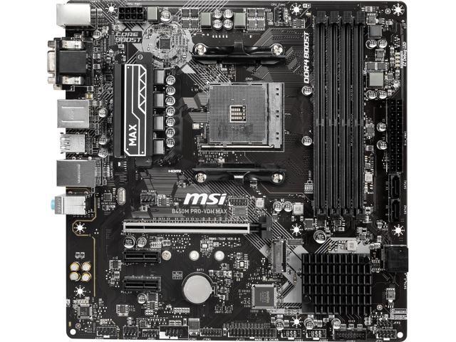 Click here for MSI PRO B450M PRO-VDH MAX AM4 Micro ATX AMD Mother... prices