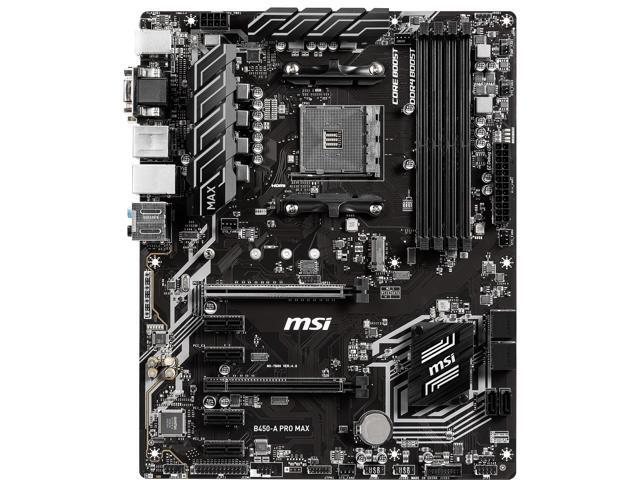 Click here for MSI PRO B450-A PRO MAX AM4 ATX AMD Motherboard prices