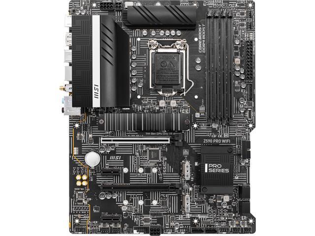 Click here for MSI Z590 PRO WIFI LGA 1200 ATX Intel Motherboard prices