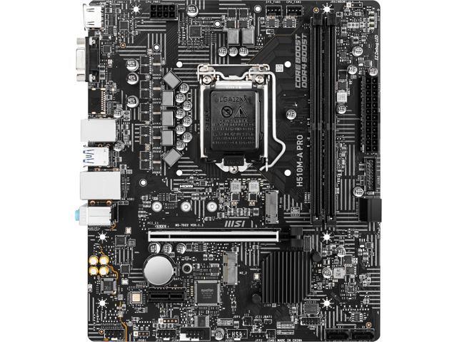 Click here for MSI H510M-A PRO LGA 1200 Micro ATX Intel Motherboa... prices