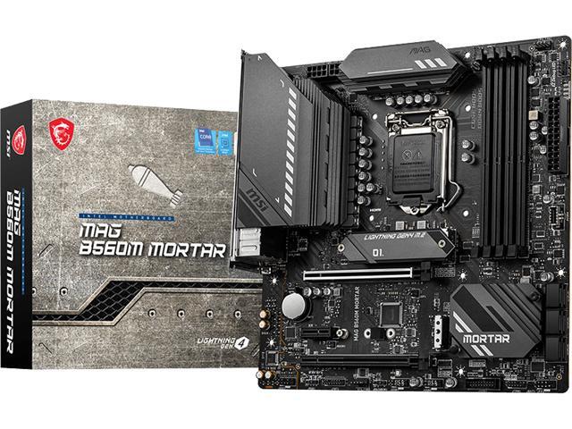 Click here for MSI MAG B560M MORTAR LGA 1200 Micro ATX Intel Moth... prices