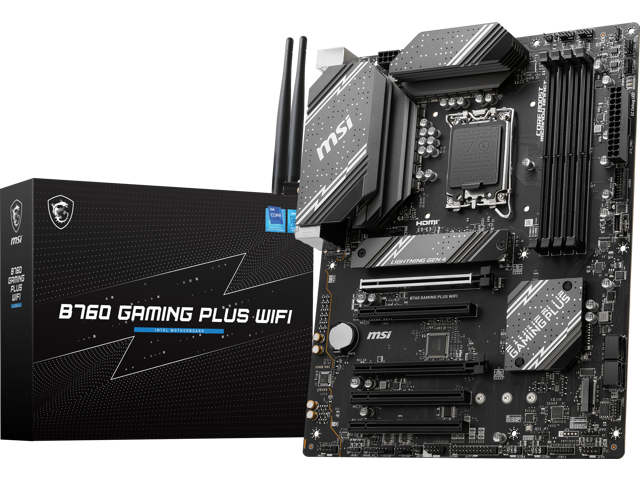 Click here for MSI B760 GAMING PLUS WIFI LGA 1700 (280) DDR5 ATX... prices
