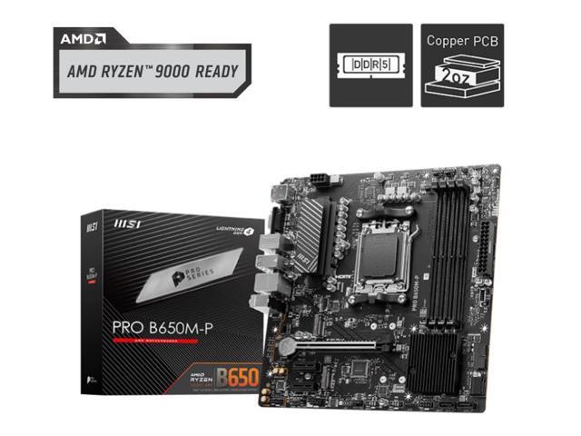 Click here for MSI PRO B650M-P AM5 Ryzen 7000 DDR5 SATA 6G 2x M.2... prices