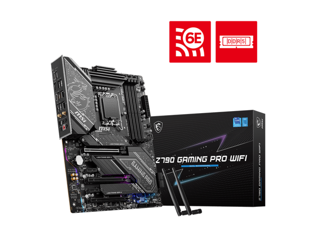 Click here for MSI Z790 GAMING PRO WIFI LGA 1700 SATA 6Gb/s DDR5... prices