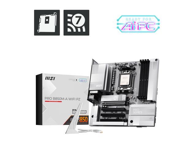 Click here for MSI PRO B850M-A WiFi PZ Motherboard  mATX - Suppor... prices