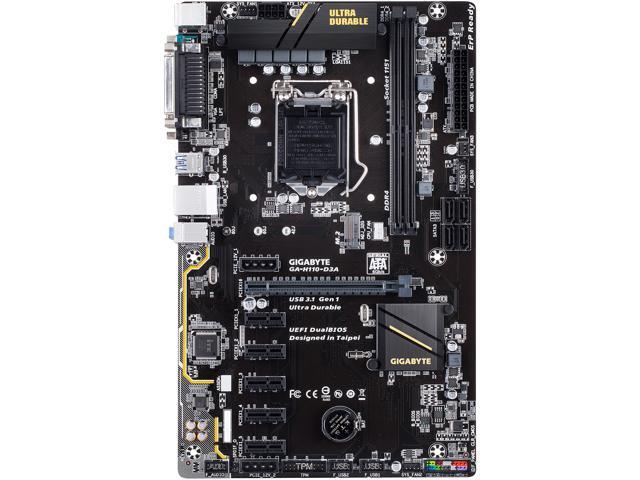 Click here for GIGABYTE GA-H110-D3A (rev. 1.0) LGA 1151 Intel H11... prices