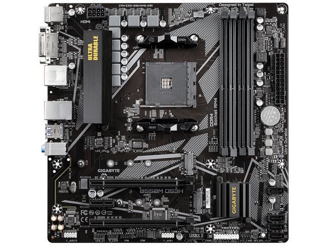 Click here for GIGABYTE B550M DS3H AM4 AMD B550 Micro-ATX Motherb... prices