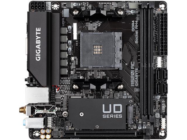 Click here for GIGABYTE A520I AC AM4 Mini ITX AMD Motherboard prices
