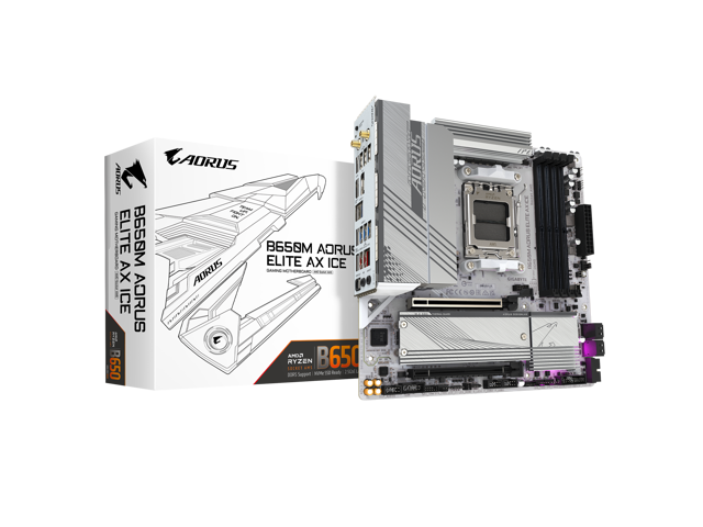 Click here for GIGABYTE B650M AORUS ELITE AX ICE AM5 LGA 1718 AMD... prices