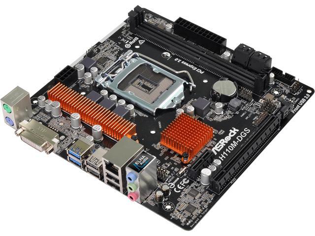 Click here for ASRock H110M-DGS R3.0 LGA 1151 Micro ATX Motherboa... prices