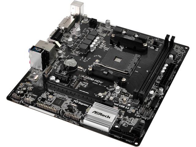 Click here for ASRock A320M-HDV AM4 Micro ATX AMD Motherboard prices