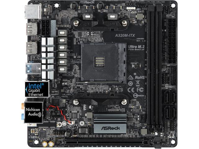 Click here for ASRock A320M-ITX AM4 Mini ITX AMD Motherboard prices